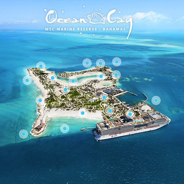 Ocean Cay MSC Marine Reserve, Visita virtual 360